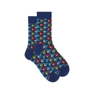 Dor&eacute; Dor&eacute; Chaussettes mi-hautes &agrave; motifs en coton m&eacute;lang&eacute;