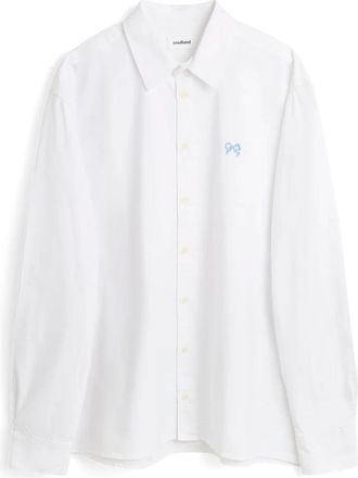 Soulland Homme, Chemises, Blanc, Taille: Xl/2Xl VIT Button Down Oxford Shirt