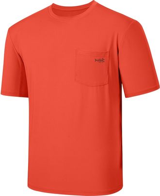 Bassdash Herren UPF 50+ Sonnenschutz Kurzarm T-Shirt Sommer Leicht Schnelltrocknend Funktionsshirt UV Sport Tee Angeln Wandern Kajakfahren Sportshirts