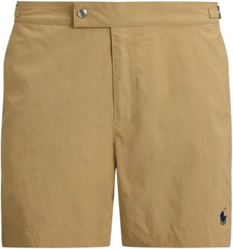 Polo Ralph Lauren Homme, Maillots de bain, Brun, Taille: W33 Swim Short