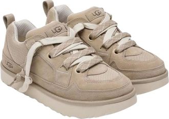 UGG Ugg, Homme, Chaussures, Brun, Taille: 42 EU Baskets basses en daim et mesh