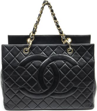 Chanel Crossbody Bags - CC Grand Shopping Tote - Gr. unisize - in Schwarz - f&uuml;r Damen