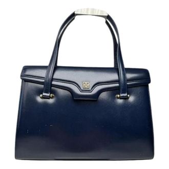 Givenchy Sac &agrave; main en cuir Pre-owned - Femme - Pre-owned - Bleu - Taille: ONE Size