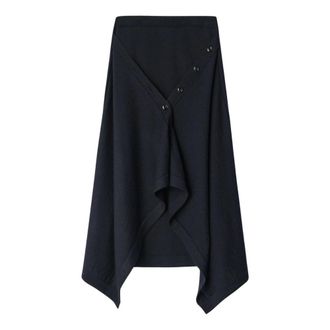 Christophe Lemaire Buttoned Skirt - - Skirts - Damen - Schwarzk - XS