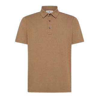 Peuterey Premi&egrave;re Poloshirt mit drei Kn&ouml;pfen - - Tops - Herren - Braun - 3XL