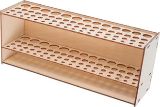 NUOBESTY Angoily Rustikaler Holz pinselhalter mit Löchern Robuster Schreibtisch Organizer für Künstler und Vielseitiger Malpinselständer aus Holz Stabiles Desi