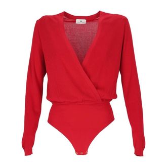 Elisabetta Franchi Damen, Oberteile, Rot, MGr&ouml;&szlig;e