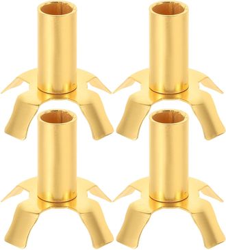 Artibetter ELAYARD 4 St&uuml;ck &Ouml;llampen docht Halter aus Langlebiger Legierung Stabiler Dochtst&auml;nder f&uuml;r Butterlampen Buddhistisches Zubeh&ouml;r f&uuml;r Tempel und Wohnraumd
