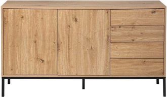 Calicosy Buffet 2 portes et 4 tiroirs L140 cm LENNY