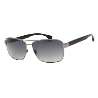 HUGO BOSS Polarisiert-Sonnenbrille f&uuml;r Herren (Silber)