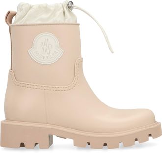 Moncler Womens Kickstream Rain Boots Sand Pvc