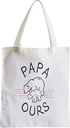 Fabulous Grand Sac Shopping Plage Etudiant Papa Ours Famille Mignon Animal