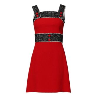 Dolce & Gabbana Ausgestelltes Mini-Kleid - - Dresses - Damen - Rot - XS