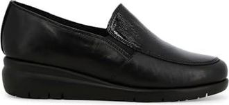 Melluso Mocassins Confortables en Cuir Noir pour Femme k55234z 40