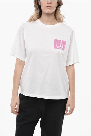 Dsquared2 Crew Neck Cotton T-Shirt with Side Print size Xl