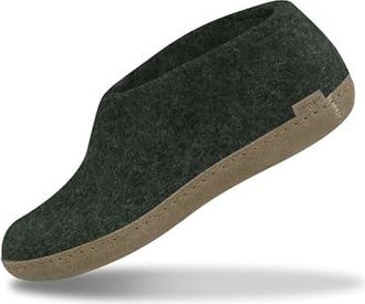 Glerups dk A Shoes Mixte Adulte Pantoufles en Feutre,Chaussons, Vert (Forest),42 EU