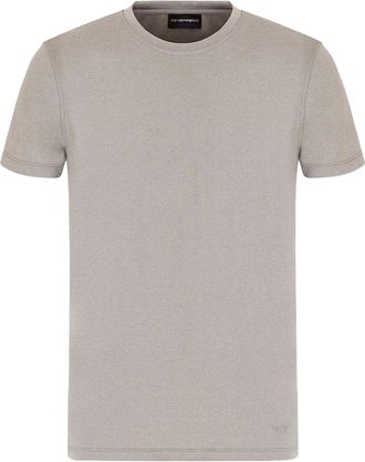 Emporio Armani EA7 - T-Shirt f&uuml;r Herren, Schmal, kurz&auml;rmlig (Grau)