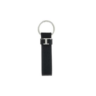 Tod's Homme, Accessoires, Noir, Taille: ONE Size Porte-cl&eacute;s T Timeless