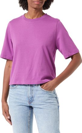 Benetton Damen Tshirt 3bl0e17g5 T-Shirt, Violett 007, XX-Small