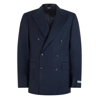 Canali Zweireihiger Blazer - - Jackets - Herren - Blau - 3XL