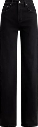 Ralph Lauren Femme, Jeans, Noir, Taille: 34 FR Jean &Eacute;vas&eacute; Taille Haute