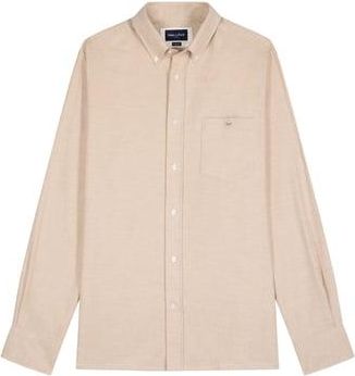 Eden Park Chemise droite &agrave; logo brod&eacute; en coton