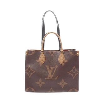 Louis Vuitton Pre-owned OnTheGo MM Monogram Giant Reverse Tote Bag - - Pre-owned - Damen - Braun - ONE SIZE