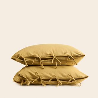 Madura Lot De 2 Taies DOreiller Satheene Jaune indien - JAUNE