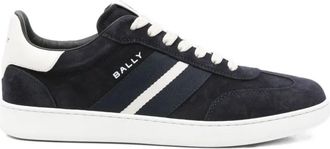 Bally Low-Top Sneaker - Low-Top Blue Suede Sneakers - Gr. 40 (EU) - in Schwarz - f&uuml;r Damen
