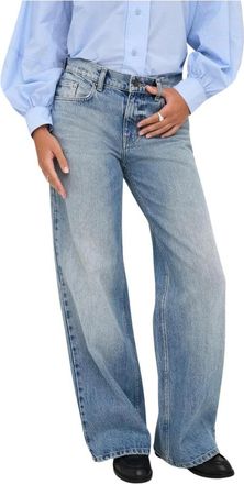 Only Only, Femme, Jeans, Bleu, Taille: W29 L32 Jean en coton taille haute avec poches avant et arri&egrave;re