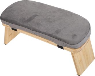 Milisten Klappbarer Meditationshocker aus Holz mit Ergonomischem Sitzkissen Leichter Faltbarer Kniesitz f&uuml;r Yoga Gebet und Meditation Kompakte Sitzbank f&uuml;r Zuh