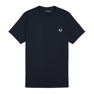 Fred Perry Ringer T-Shirt - - Tops - Herren - Blau - XS