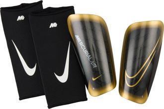 Nike Nike Unisex Schienbeinschoner Nk MERC Lite - Fa22, Black/Black/MTLC Gold Coin, DN3611-013, L