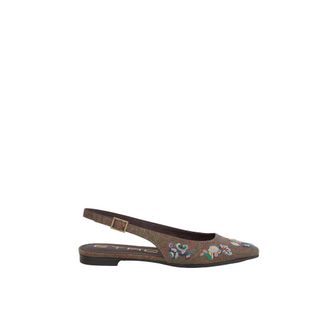 Etro Bestickte Ballettflats Fantasie Stil - - Shoes - Damen - Braun - 40 EU