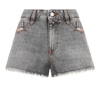 Diesel De-Rifty High-Waisted Denim-Shorts - - Shorts - Damen - Grau - W29