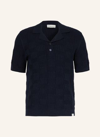 Nowadays Nowadays Strick-Poloshirt blau