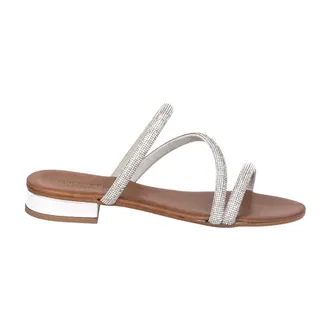 Vincent Vega Vincent Vega, Femme, Chaussures, Blanc, Taille: 36 EU Giada Sandale