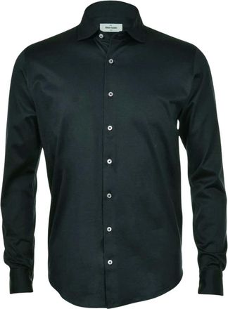 Gran Sasso Homme, Chemises, Vert, Taille: 3XL Chemise &agrave; col fran&ccedil;ais en Filo di Scozia