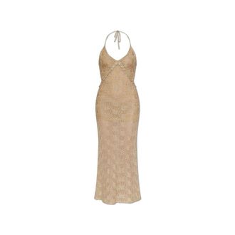 LoveShackFancy Langes Kleid Vreya - - Dresses - Damen - Gelb - S