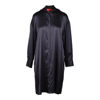 Wild Cashmere Seide Elasthan Hemd - - Dresses - Damen - Schwarzk - M
