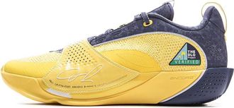 Li-Ning Wade All City 13 Encore Herren Basketballschuhe Leichtgewicht Hoch Rebound Professionelle Match Schuhe Kugel/Krone Blau EU 44 1/3