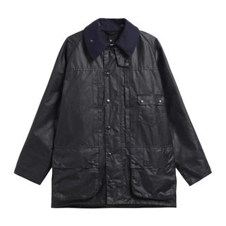 Barbour Beaufort Wax Jacket - Homme - Vestes - Bleu - Taille: S