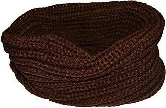 Generic Faux col en dentelle chaude pour femme Col roul&eacute; Ch&acirc;le Robe Col, caf&eacute;, Taille unique