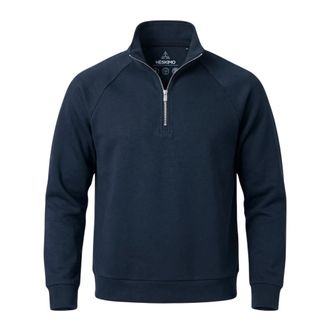 H&egrave;SKIMO L/P ZIP Interlock - - Sweatshirts & Hoodies - Herren - Blau - M