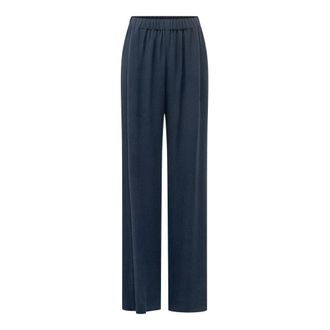 Emporio Armani Lange Hose - - Trousers - Damen - Blau - S