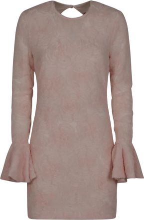 Rotate Mesh Frill Mini Kleid Must BUY - - Dresses - Damen - Rosa - S
