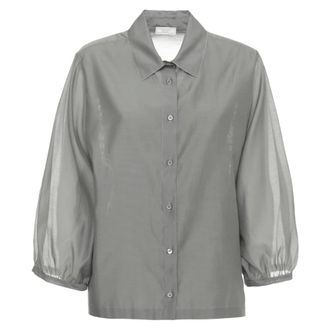 PESERICO Damen, Blusen & Hemden, Gr&uuml;n, MGr&ouml;&szlig;e