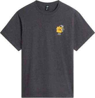 The North Face Tee Manches Courtes Gear Up Get Out Coupe Ample - Homme - Sport - Gris - Taille: L