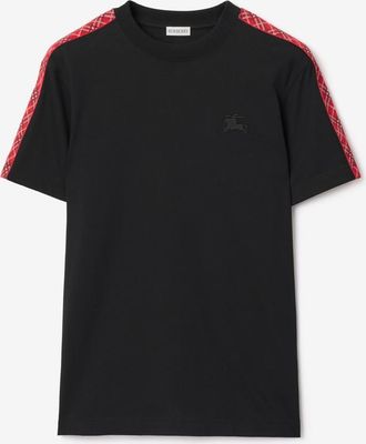 Burberry T-shirt en coton avec Check, Size: XXXL