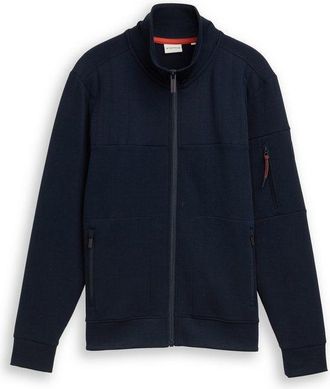 Tom Tailor Sweatjacke Strick & Sweatshirts Sweatjacke mit Rei&szlig;verschlusstaschen